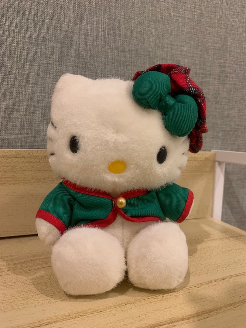 VINTAGE 1999 Hello Kitty Scotland Tartan Beret Plush, Hobbies & Toys ...