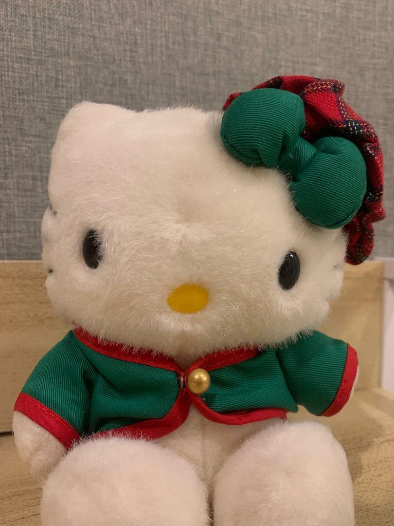 VINTAGE 1999 Hello Kitty Scotland Tartan Beret Plush, Hobbies & Toys ...