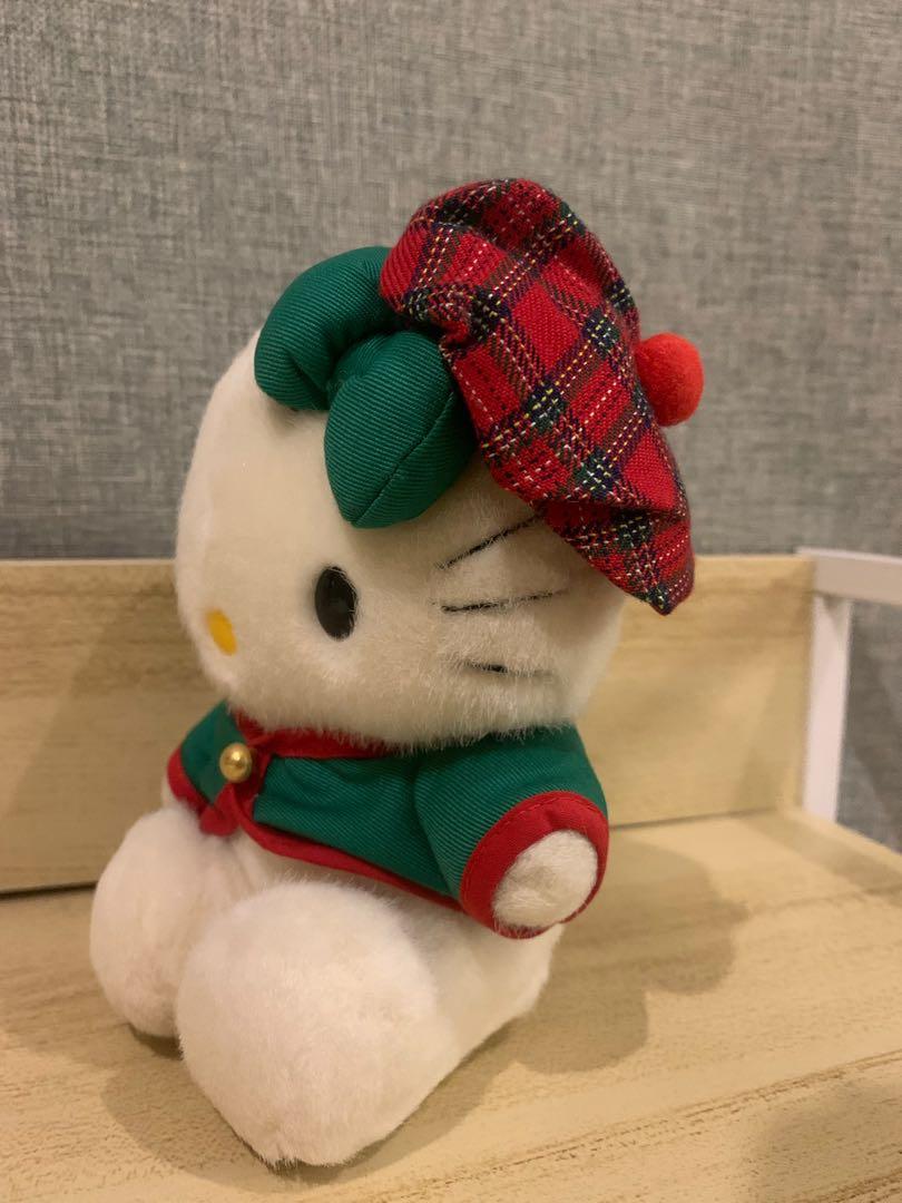 VINTAGE 1999 Hello Kitty Scotland Tartan Beret Plush, Hobbies & Toys ...