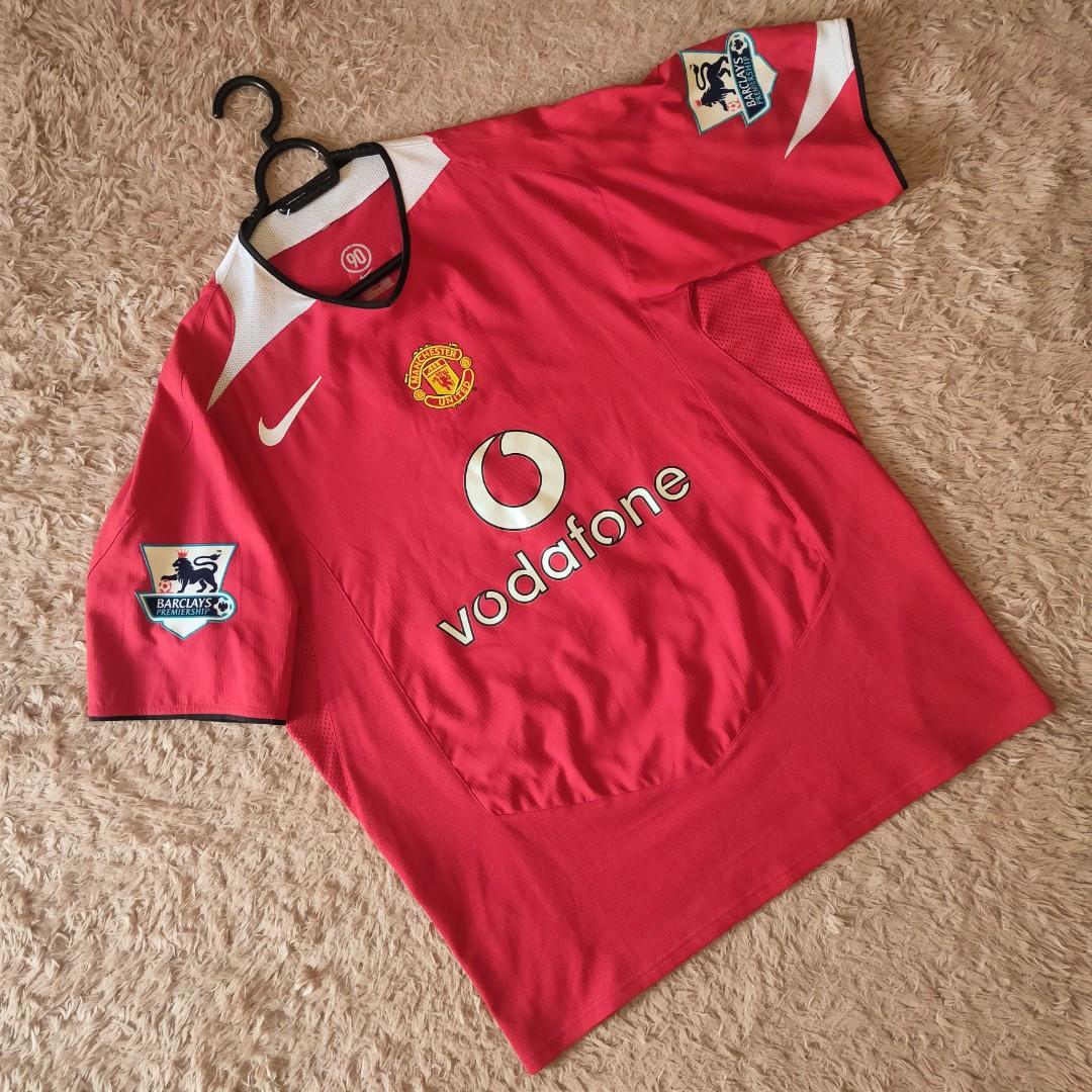 VINTAGE RARE! CLASSIC MANCHESTER UNITED 2004 HOME JERSEY | C. Ronaldo ...