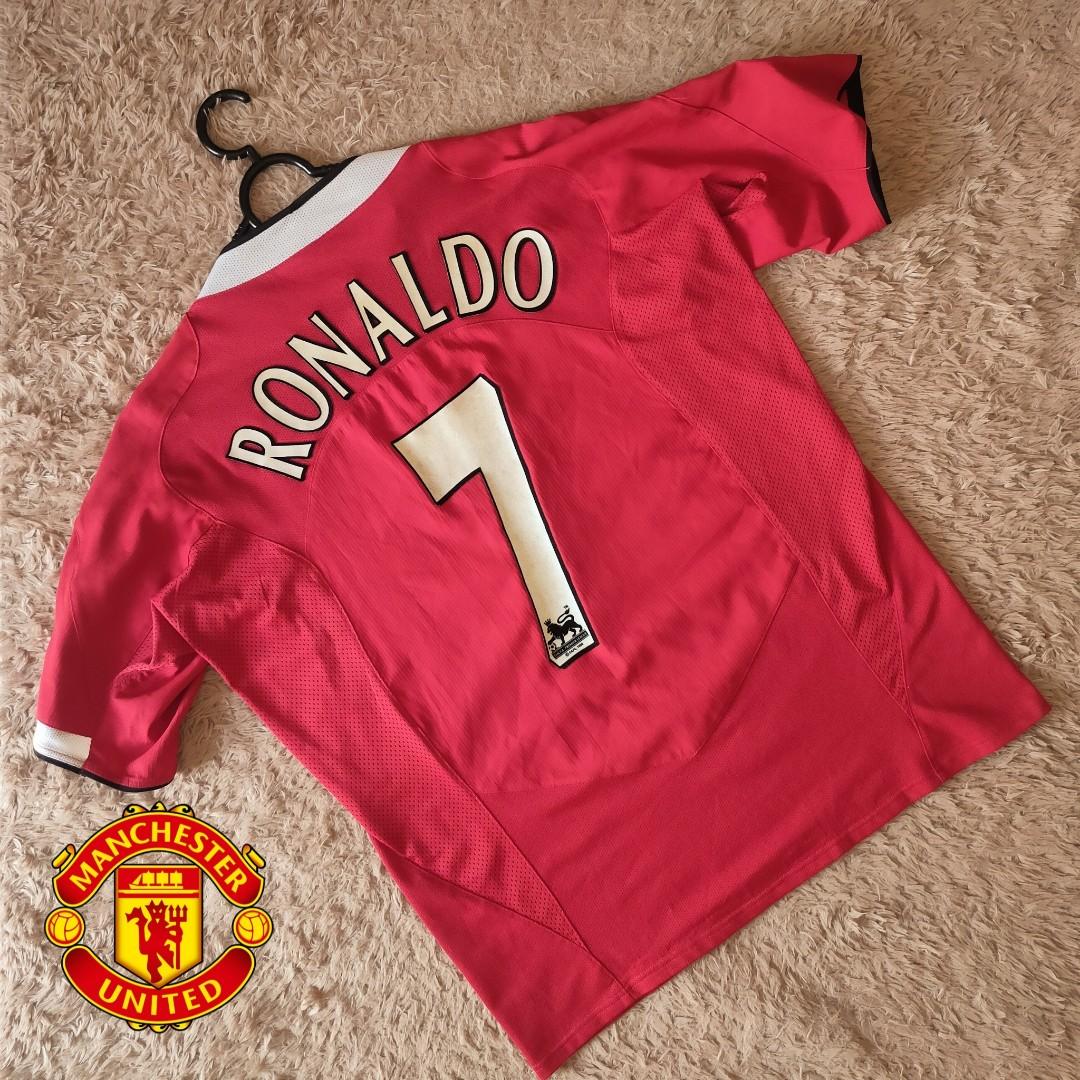 VINTAGE RARE! CLASSIC MANCHESTER UNITED 2004 HOME JERSEY | C. Ronaldo ...