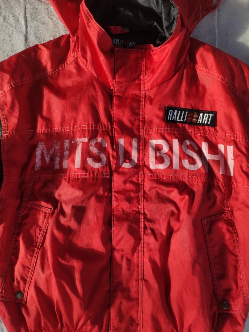 Vintage Mitsubishi Ralliart Racing Team Jacket, Men's Fashion, Coats ...