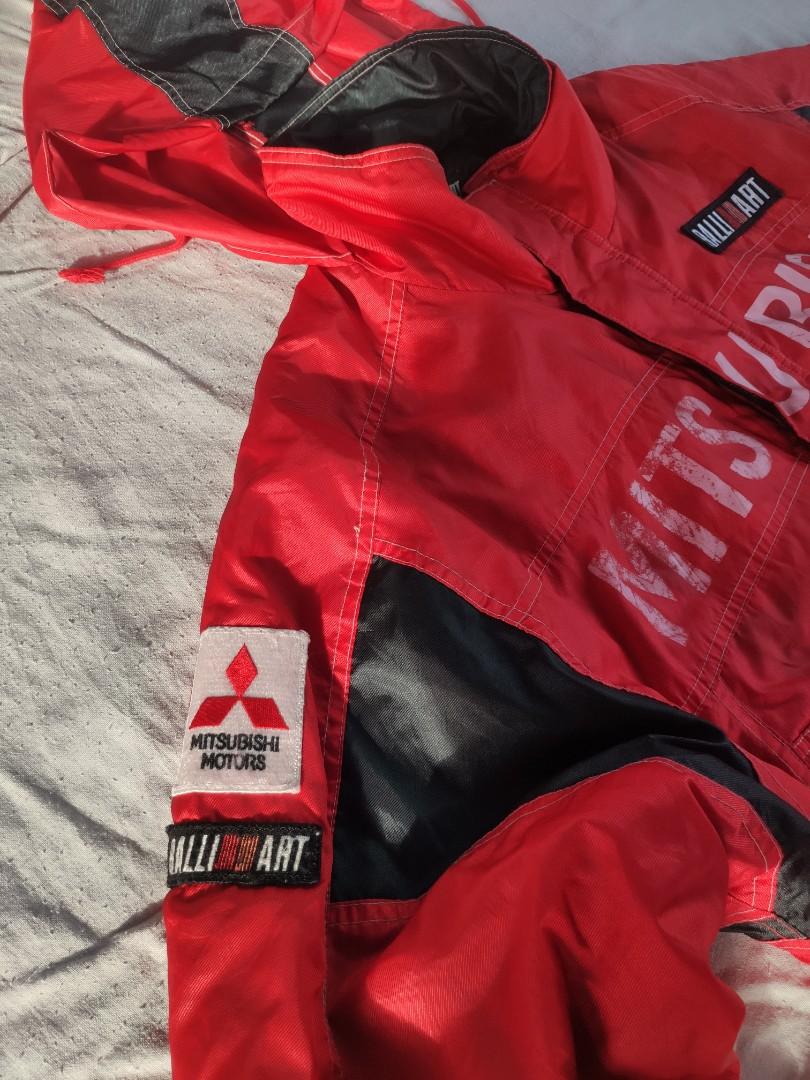 Vintage Mitsubishi Ralliart Racing Team Jacket, Men's Fashion, Coats ...