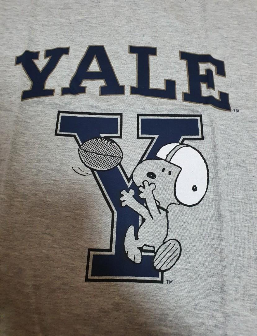 Vintage Snoopy Yale University uni Graphic Band Tee Tshirt Metallica ...