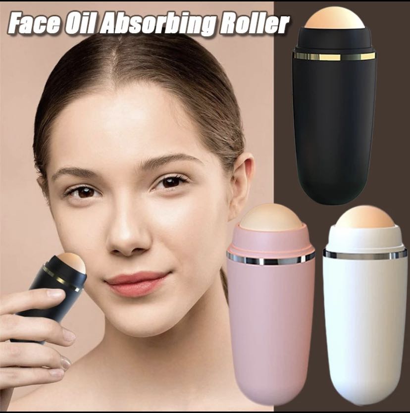Volcanic Stone Oil Absorbing Rolling Stick Ball / Facial T-zone Oil ...