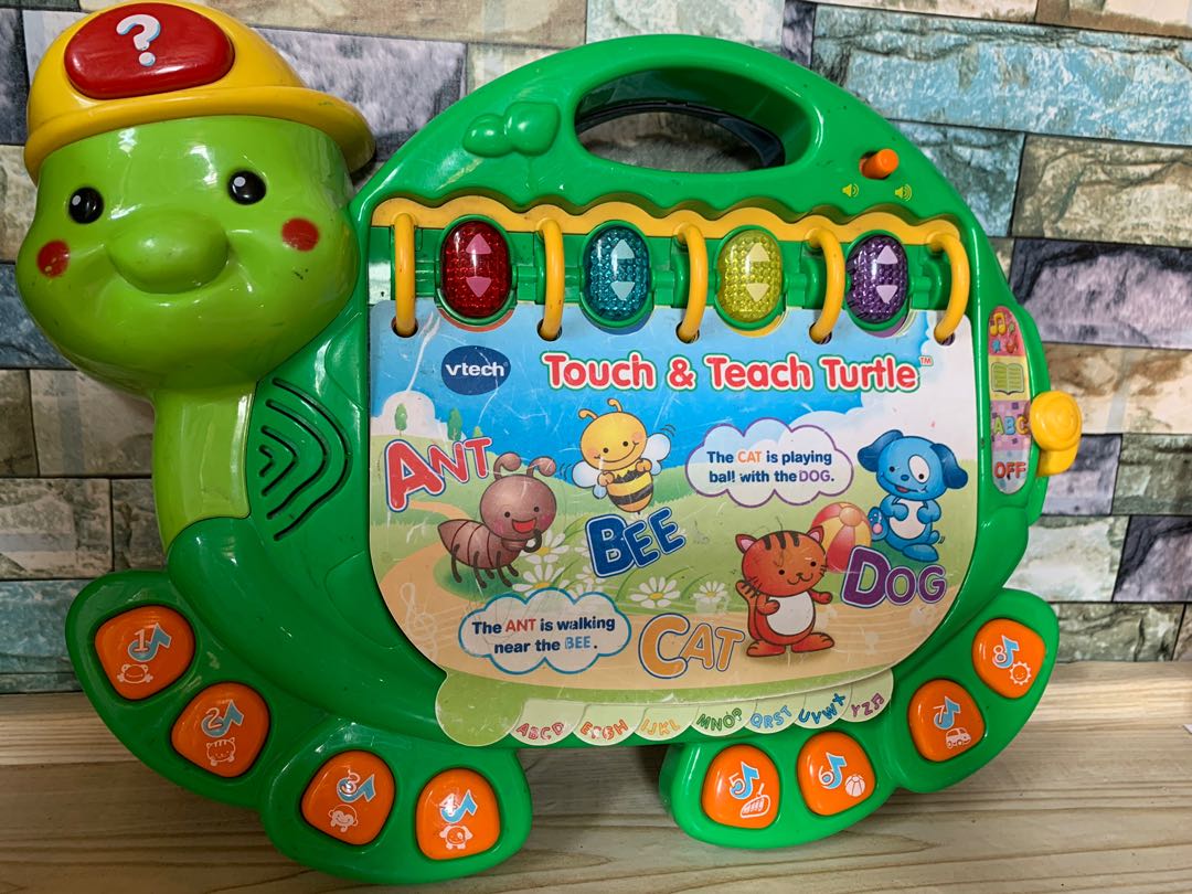 Vtech Touch & Teach Turtle, Babies & Kids, Infant Playtime on Carousell