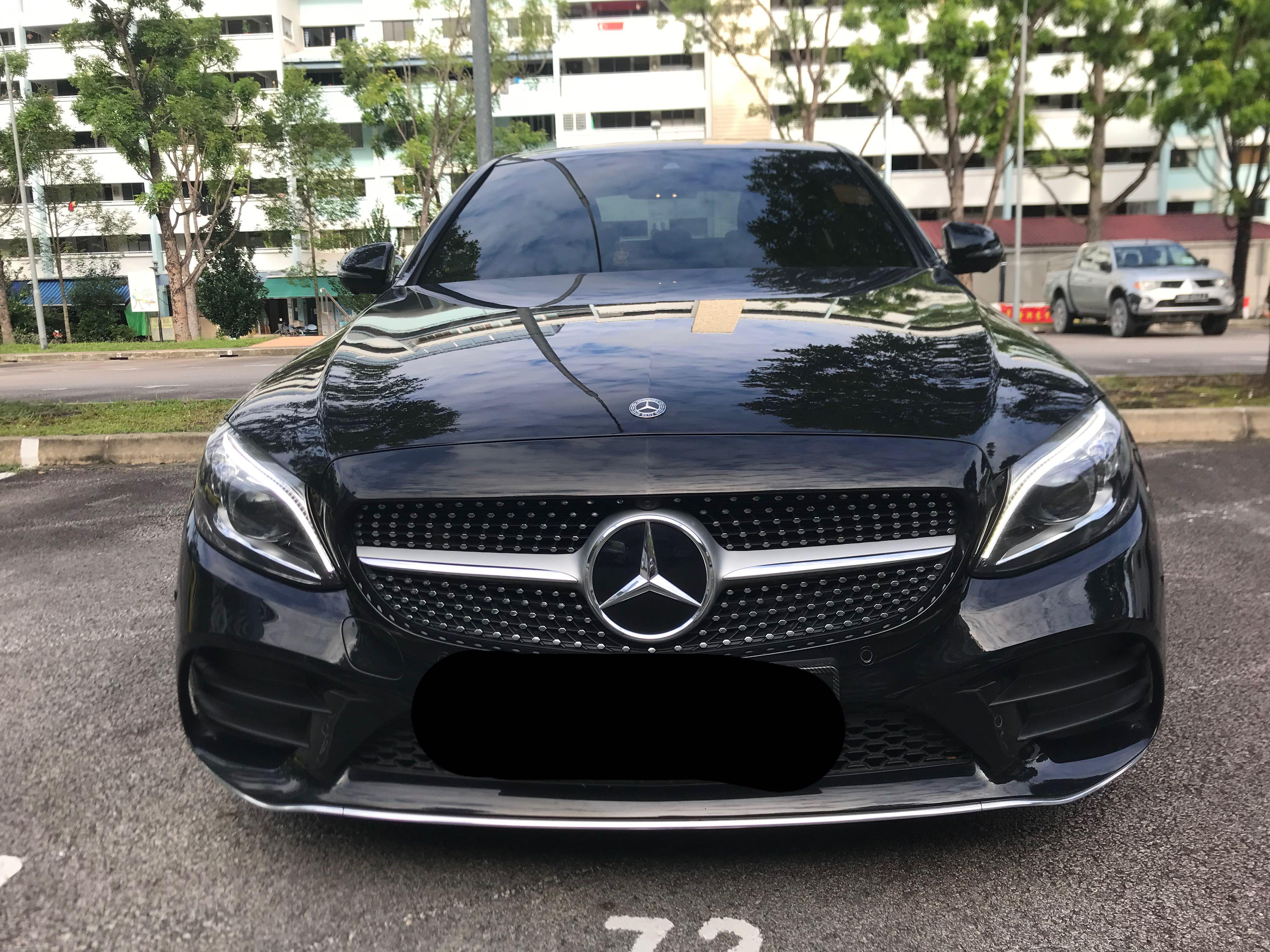 W205 original AMG line front bumper & rear diffuser for sales, Car ...