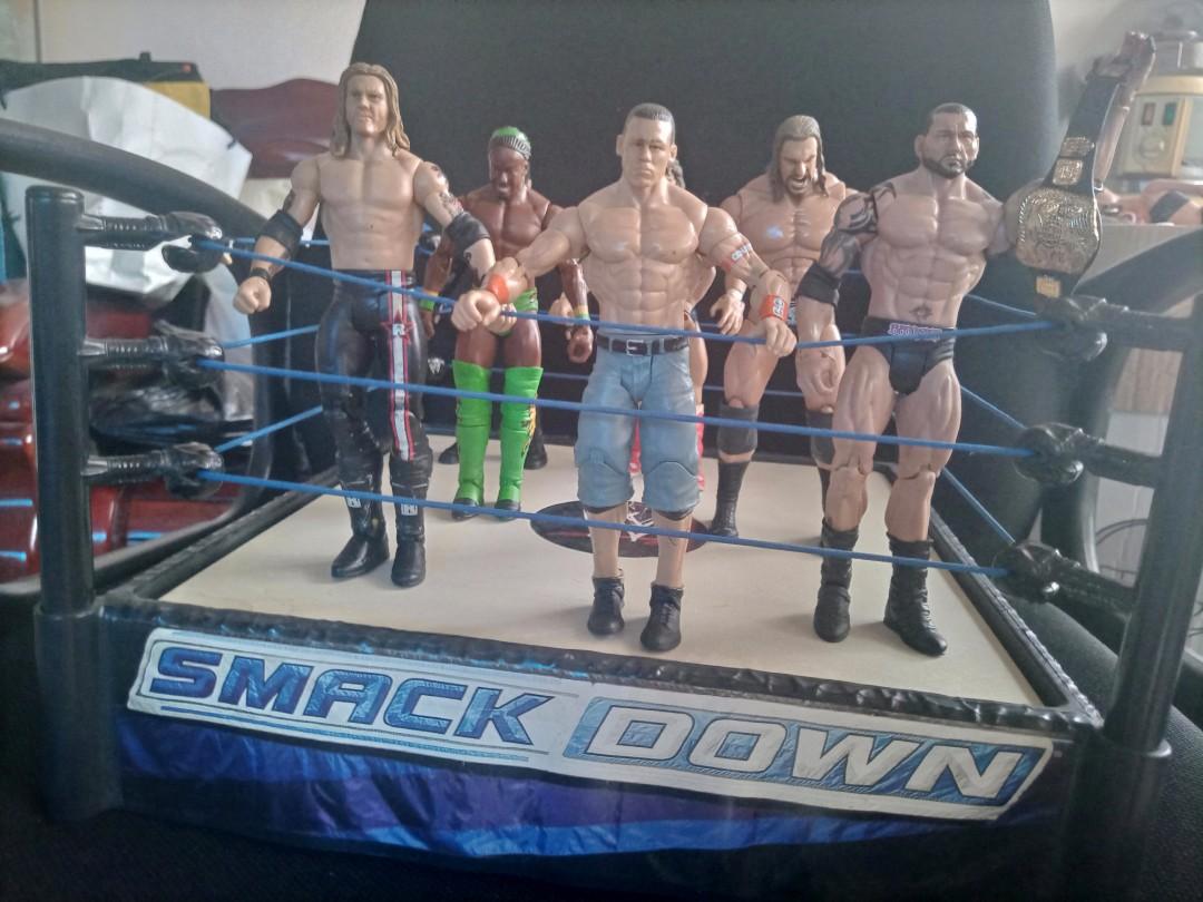 Wwe Wrestling Ring Smackdown, Hobbies & Toys, Toys & Games on Carousell