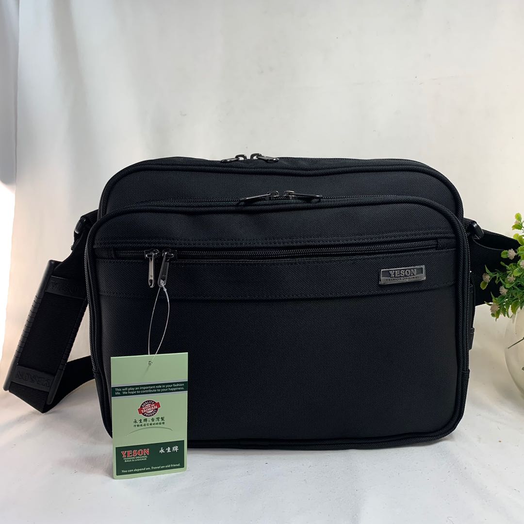 YESON永生牌 43301 側背包 A4可放 多格層 品質優良 台灣製造 堅固耐用 值得信賴$1800, 他的時尚, 包包與錢包, 腰包、手 ...