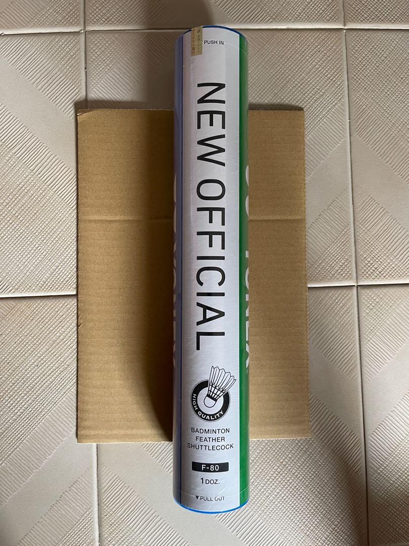 Yonex F80 Badminton Feather Shuttlecock, Sports Equipment, Sports ...