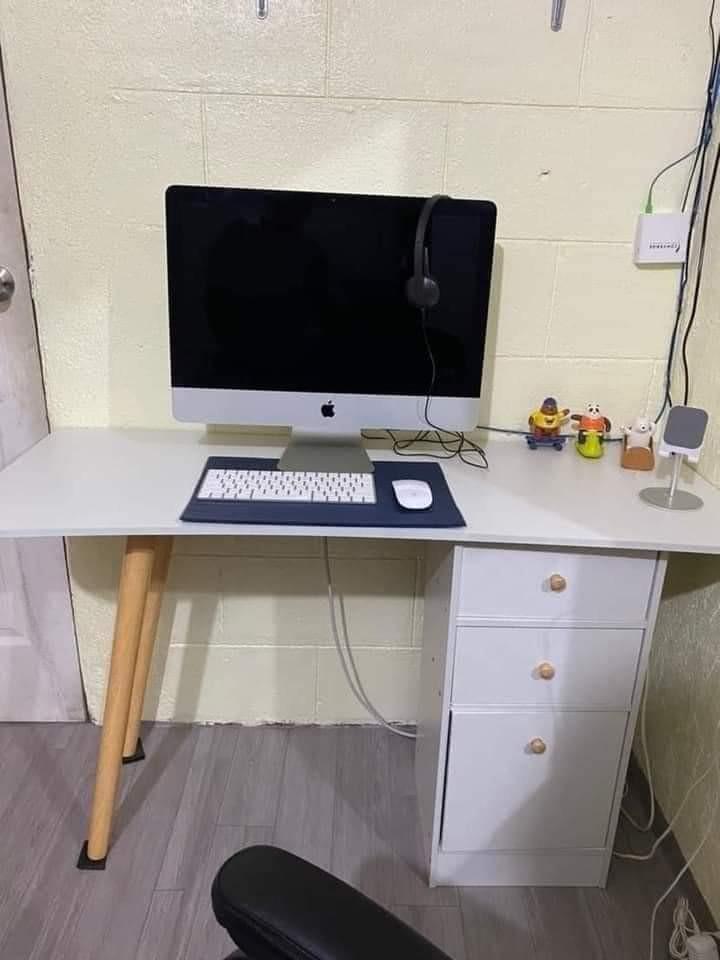 120cm Big Computer Table Office Desk Desktop Home Student table With ...