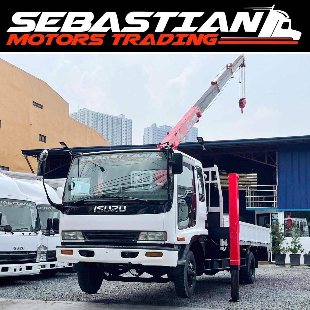 2021 ISUZU FORWARD SELF-LOADING WITH UNIC BOOM CRANE 4-SECTION 2.9TONS ...