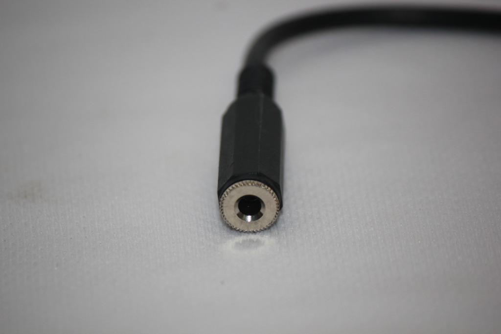 3.5mm FEMALE JACK to PL 6.35mm MALE STEREO/ MONO, AUDIO CONVERTER ...