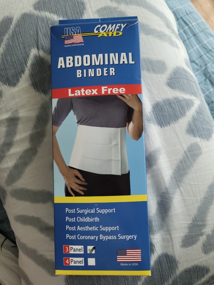 Abdominal binder, Health & Nutrition, Braces, Support & Protection on Carousell