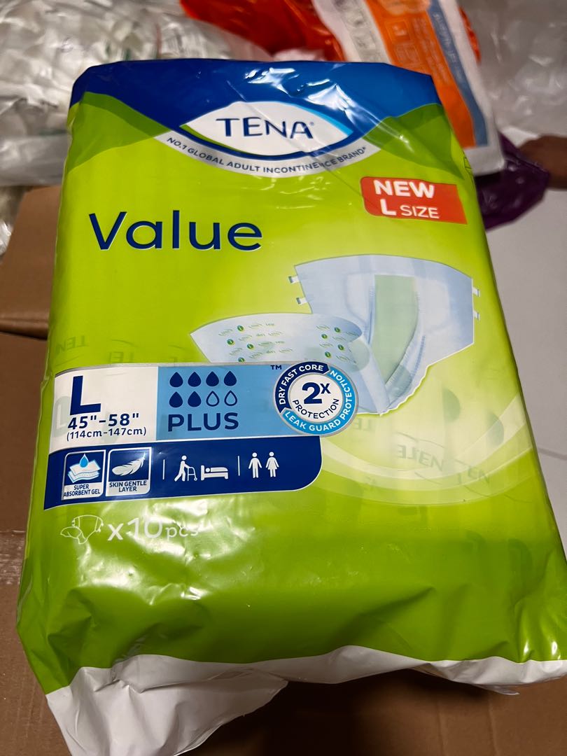Adult diapers Tena Value L, Health & Nutrition, Assistive & Rehabilatory Aids, Adult ...