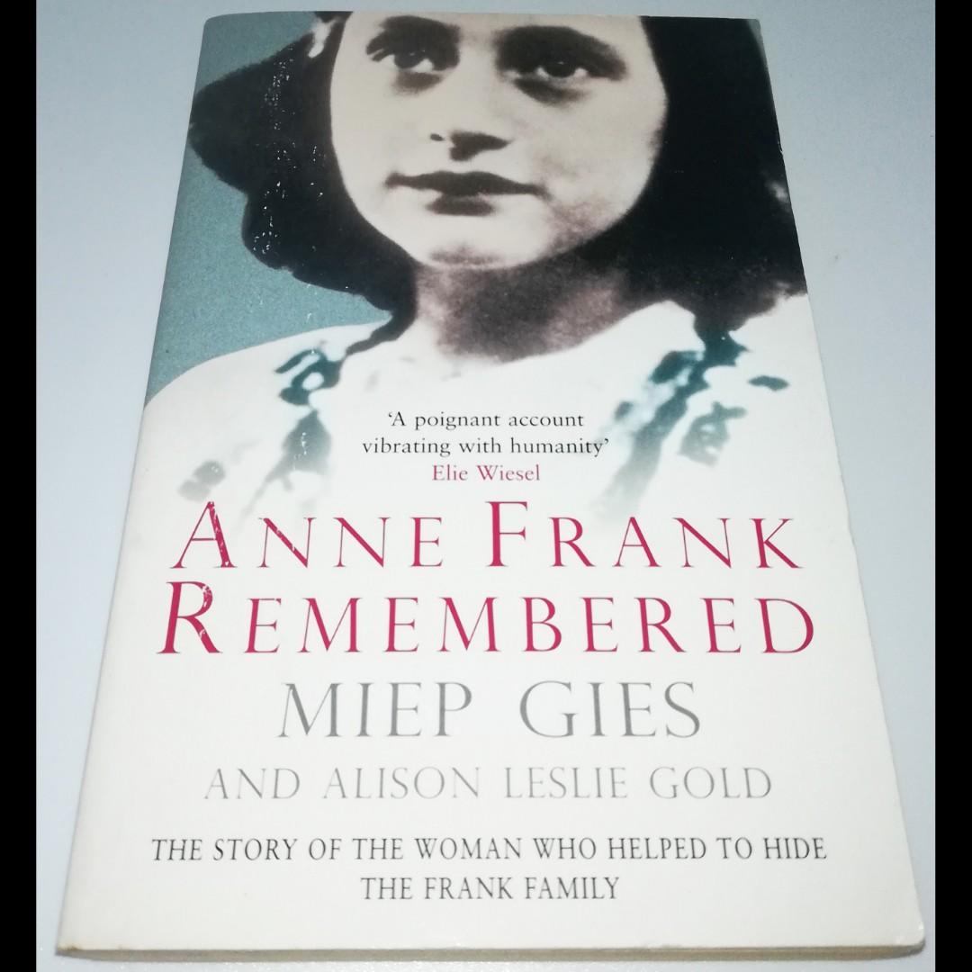 Anne Frank Remembered, The Story Of The Woman Who Helped Hide The Frank ...