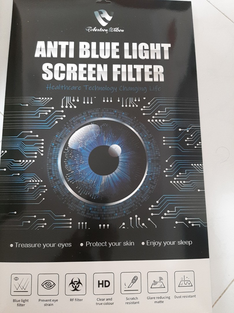 Monitor anti blue light screen filter, Computers & Tech, Parts ...