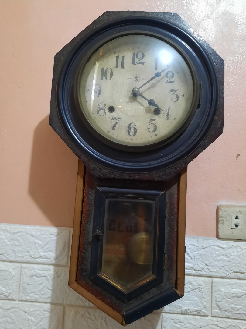 Antique Tachimoto clock, Hobbies & Toys, Memorabilia & Collectibles ...