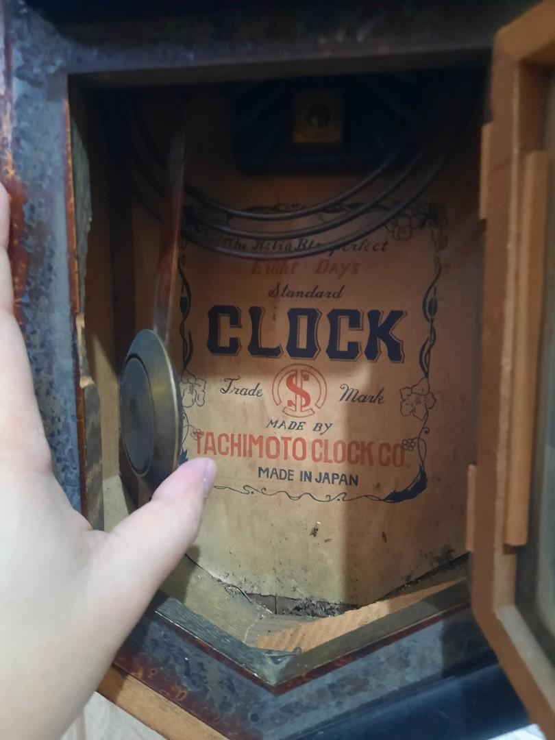 Antique Tachimoto clock, Hobbies & Toys, Memorabilia & Collectibles ...