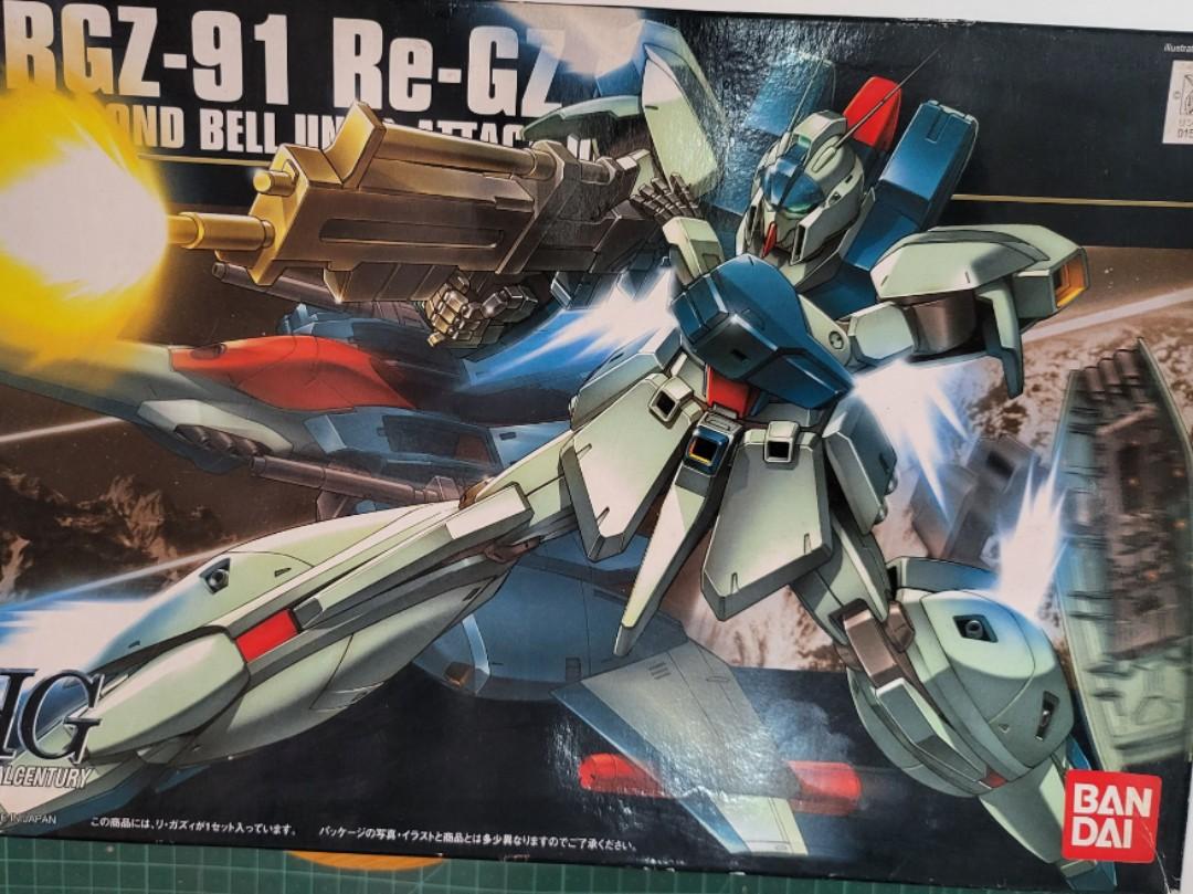 Bandai 高達模型 HG 靈格斯 RGZ-91 RE-GZ 馬沙之反擊, 興趣及遊戲, 玩具 & 遊戲類 - Carousell