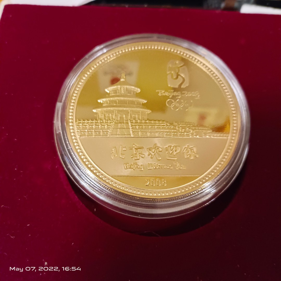 Beijing 2008 Olympic Commemorative Coin, Hobbies & Toys, Memorabilia ...