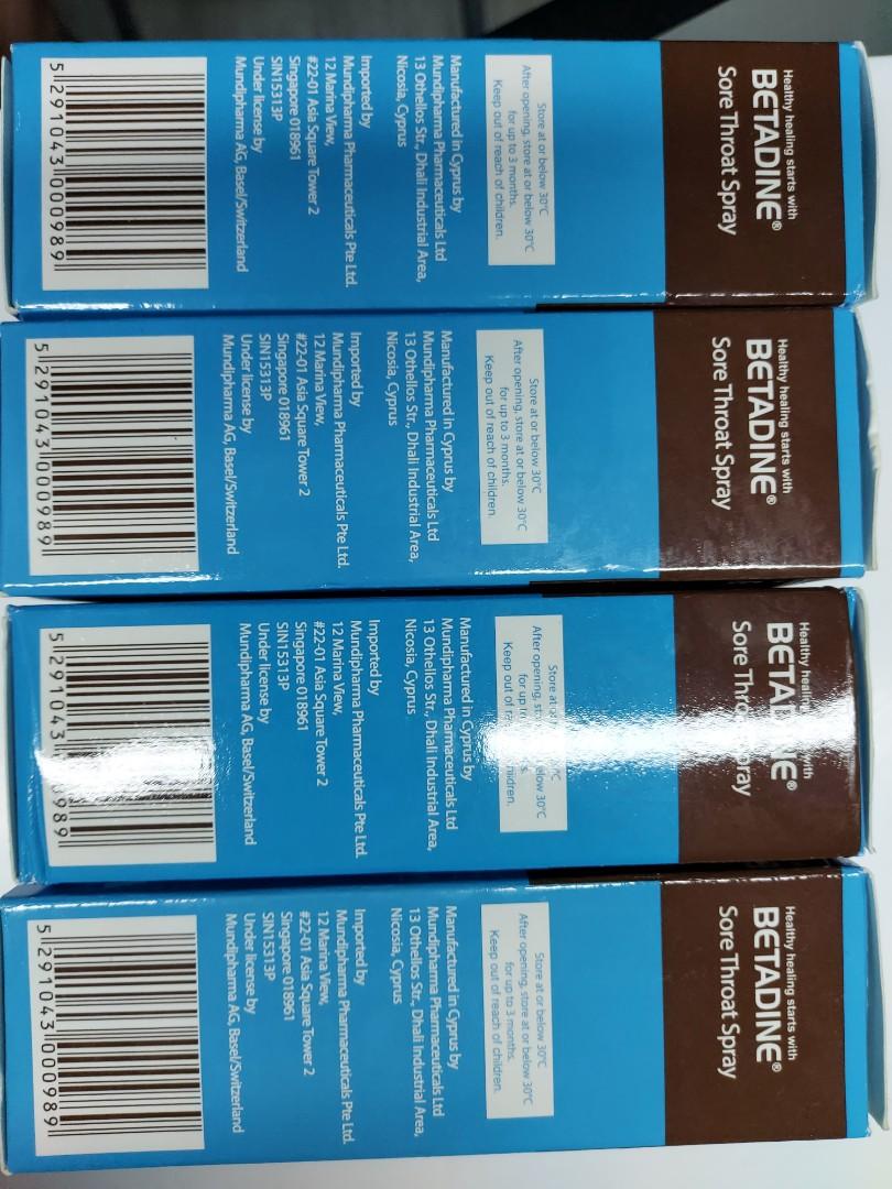 Betaine sore throat spray, Health & Nutrition, Medical Supplies & Tools ...