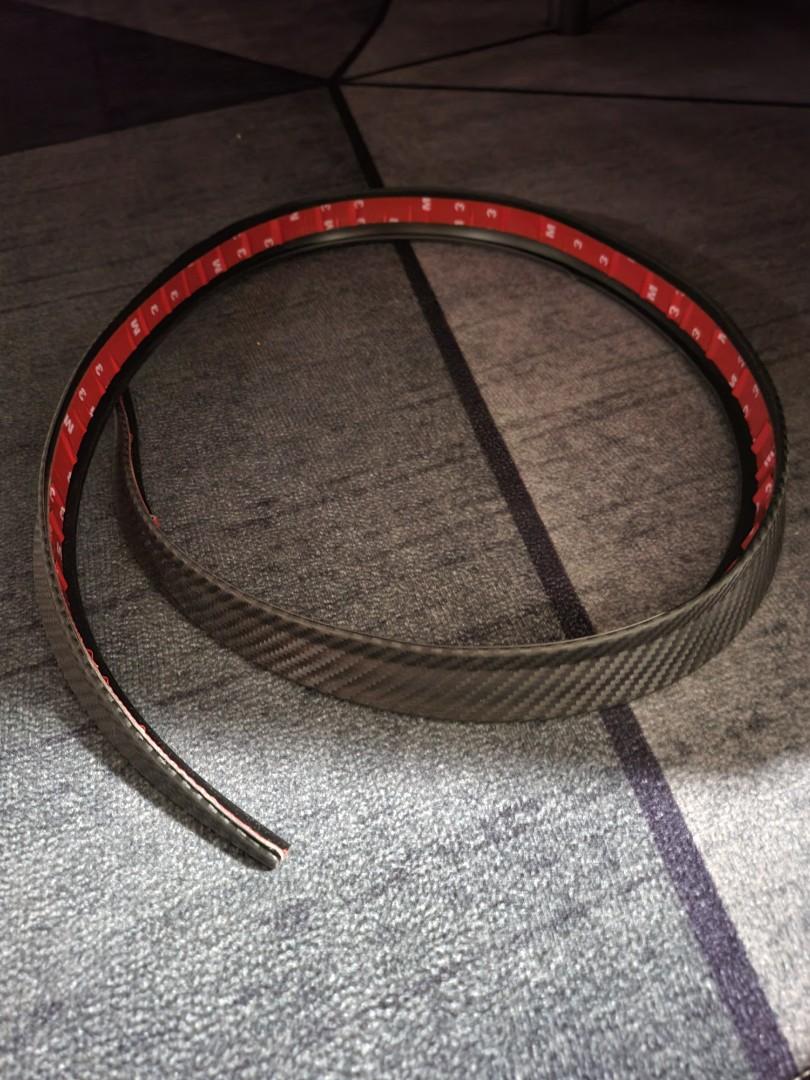 Boot lip carbon fiber design 1.28m with 3M tape, Car Accessories ...