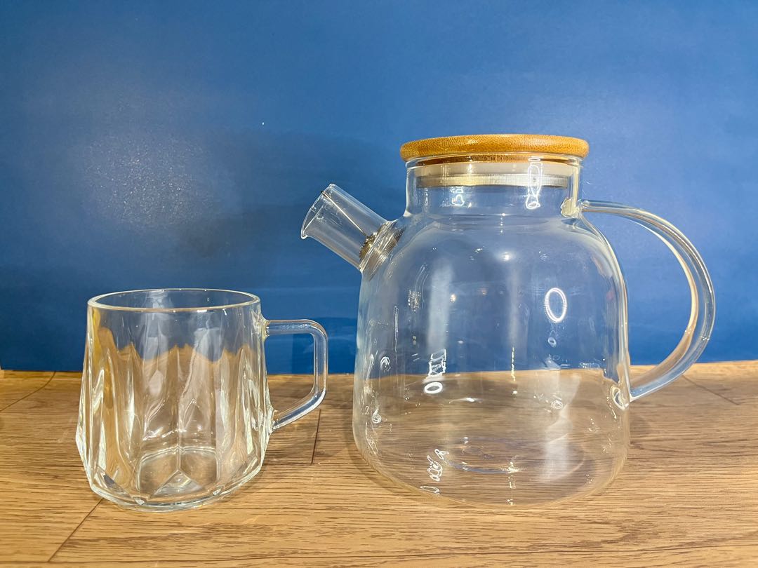 Borosilicate Teapot/Pitcher, Furniture & Home Living, Kitchenware ...