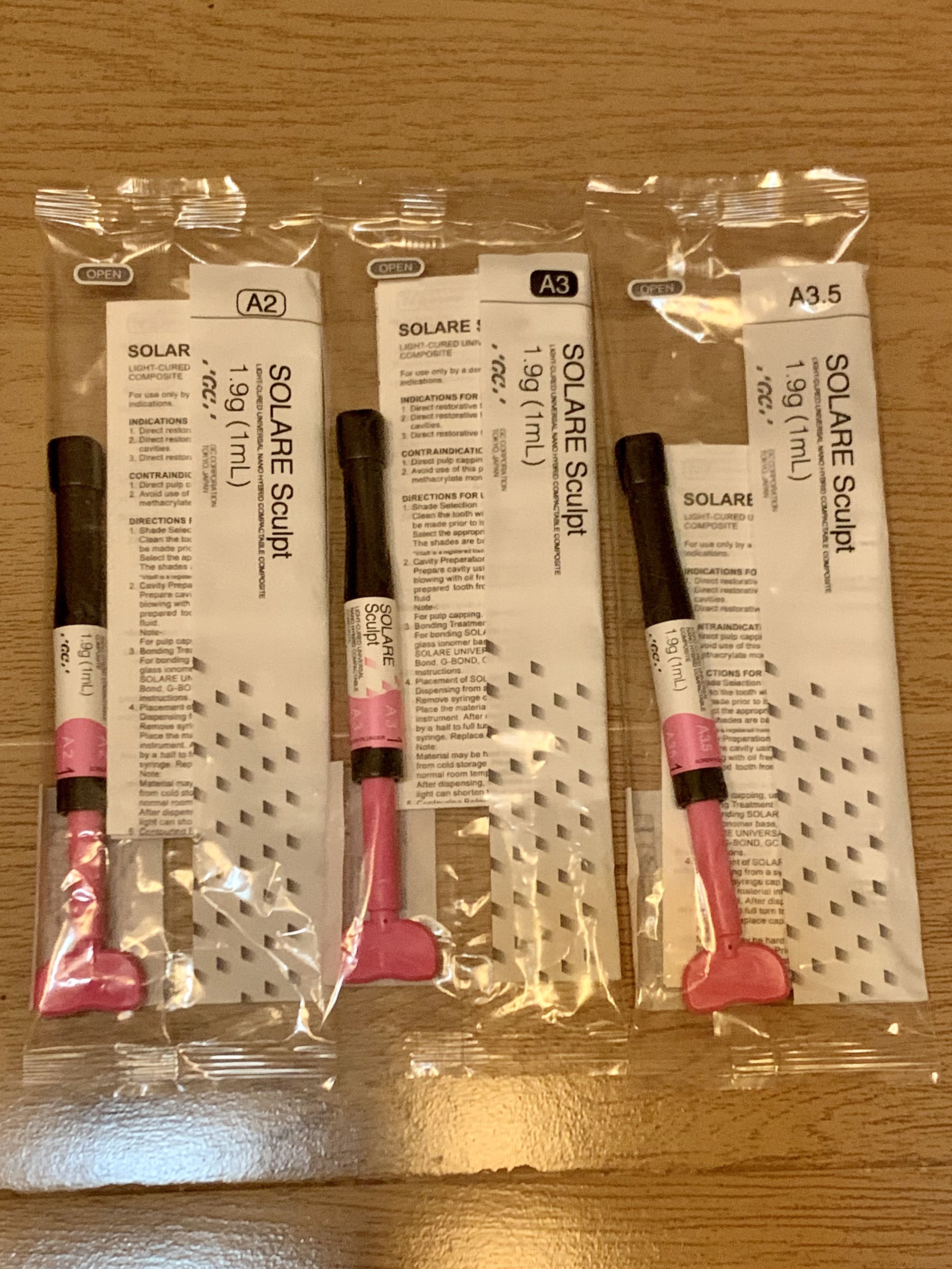 Dental Composite GC SOLARE Sculpt, Health & Nutrition, Medical Supplies ...