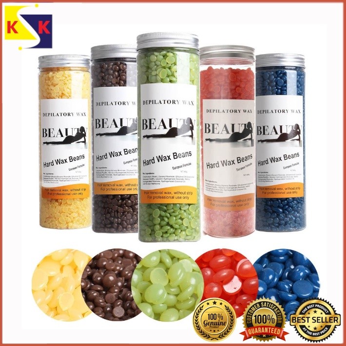 Depilatory Hot Film Hard Wax Pellet Waxing Hard Wax Beans, Beauty ...