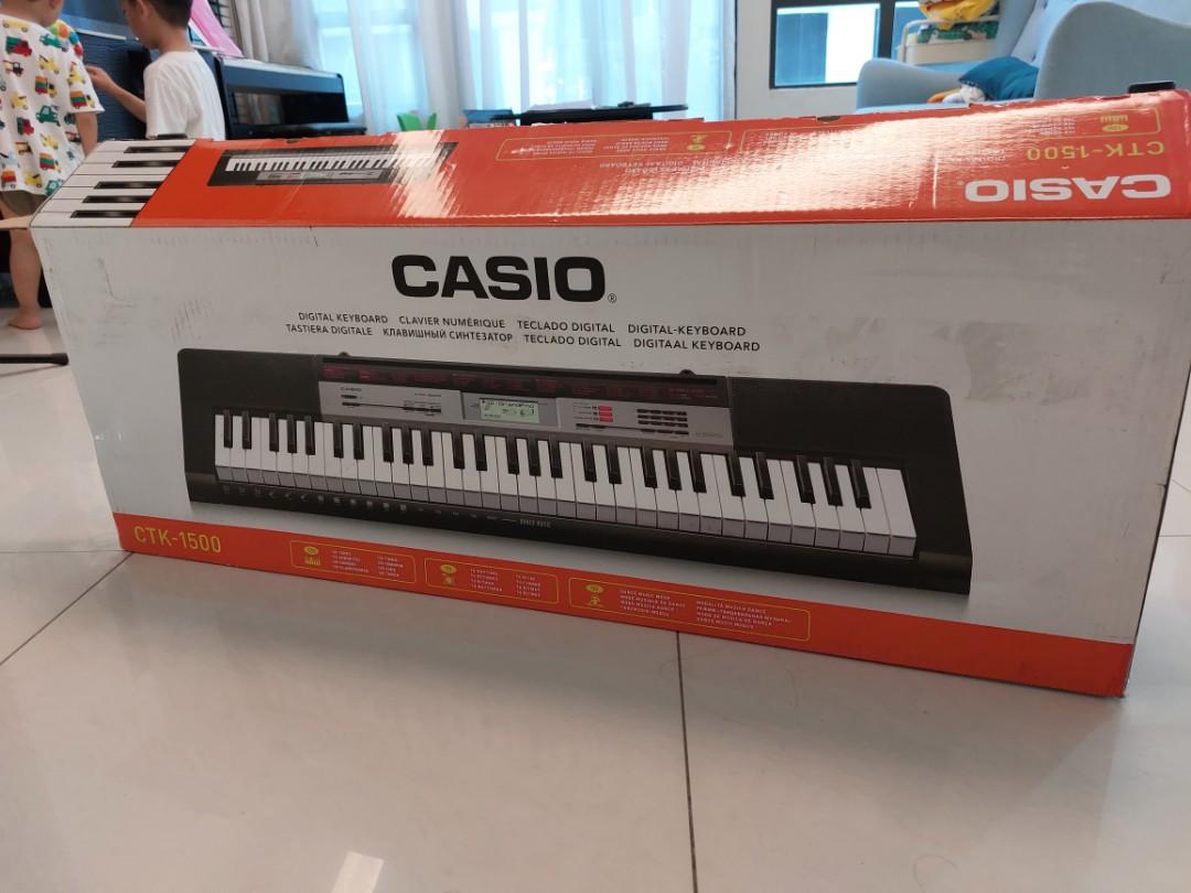 Digital keyboard - Casio CTK1500, Hobbies & Toys, Music & Media ...