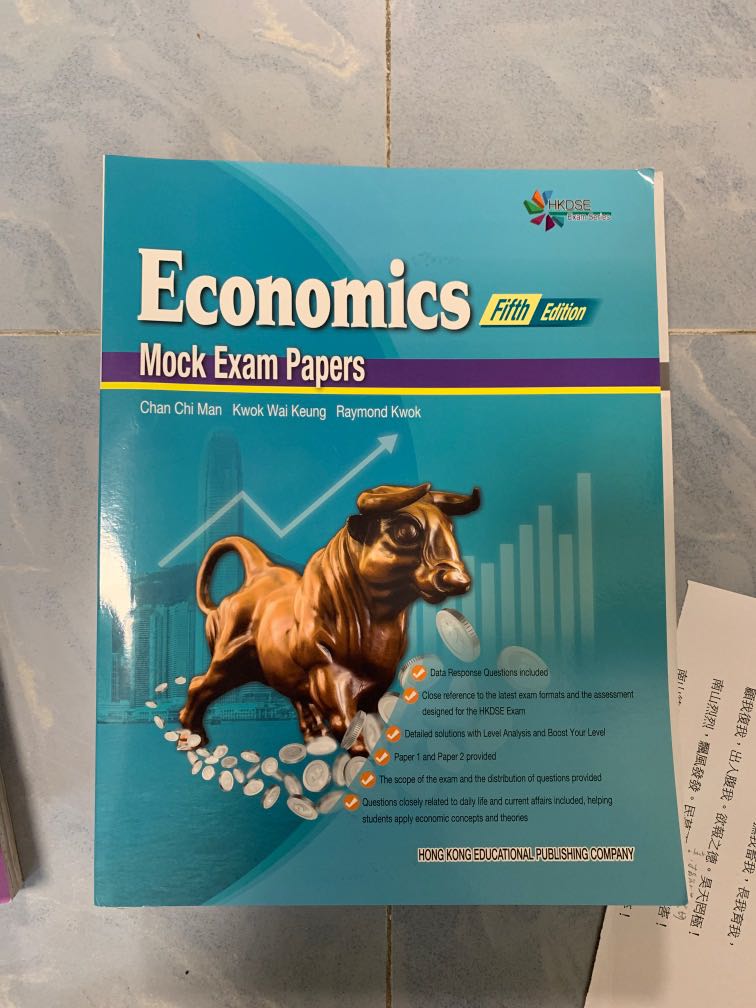Economics Mock Exam Papers (5th edition) (HKDSE Exam Series), 興趣及遊戲, 書本 & 文具, 書本及雜誌 - 補充練習 on ...