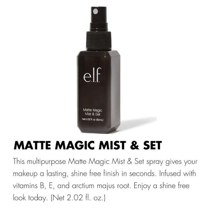 e.l.f. elf Illuminating / Matte Magic / Mist & Set / Stay All Night ...