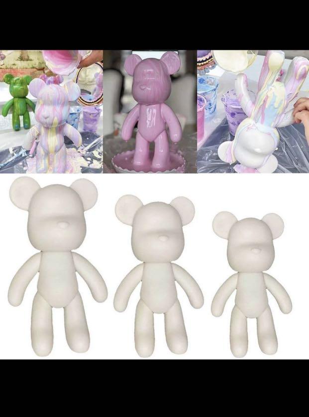 Paint Bear (DIY Fluid Paint Bear), Hobbies & Toys, Stationery & Craft ...
