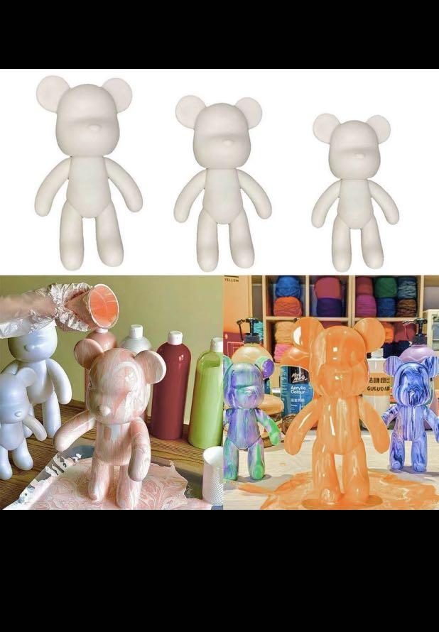 Paint Bear (DIY Fluid Paint Bear), Hobbies & Toys, Stationery & Craft ...