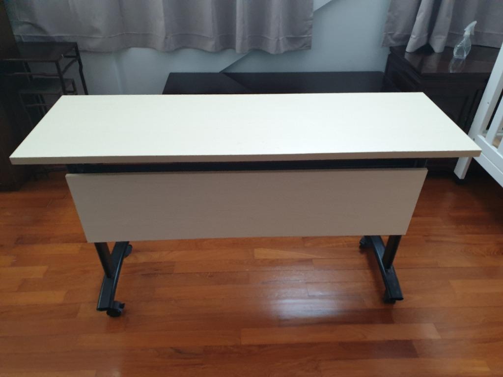 Foldable solid classroom/conference table for sale, Furniture & Home ...