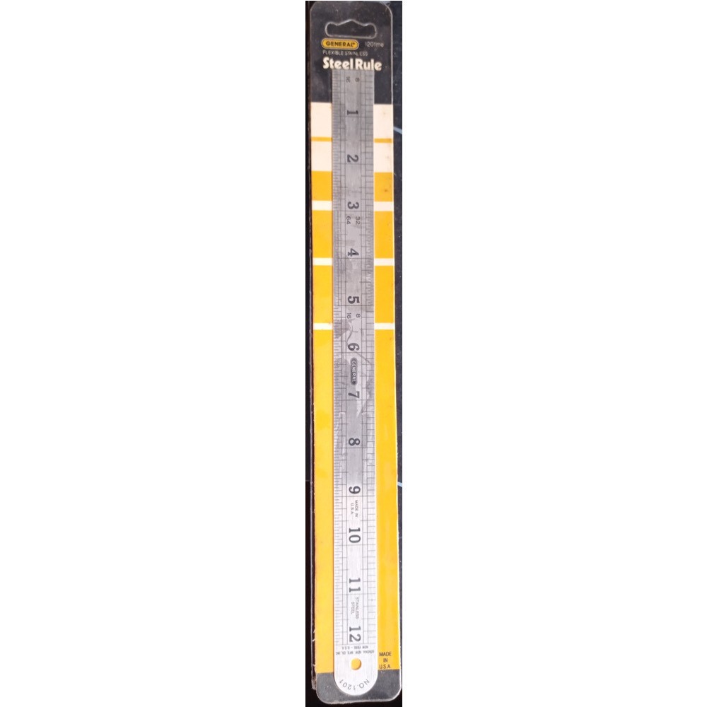 GENERAL 12 inch stainless steel Ruler, Commercial & Industrial ...