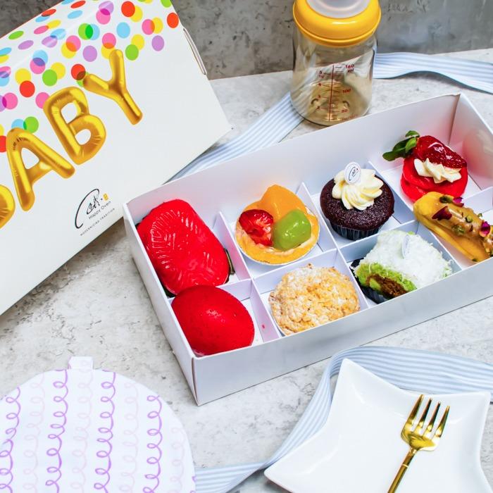 (Halal Certified) Baby Shower / Baby Full Month Gift Box By Happy Oven ...