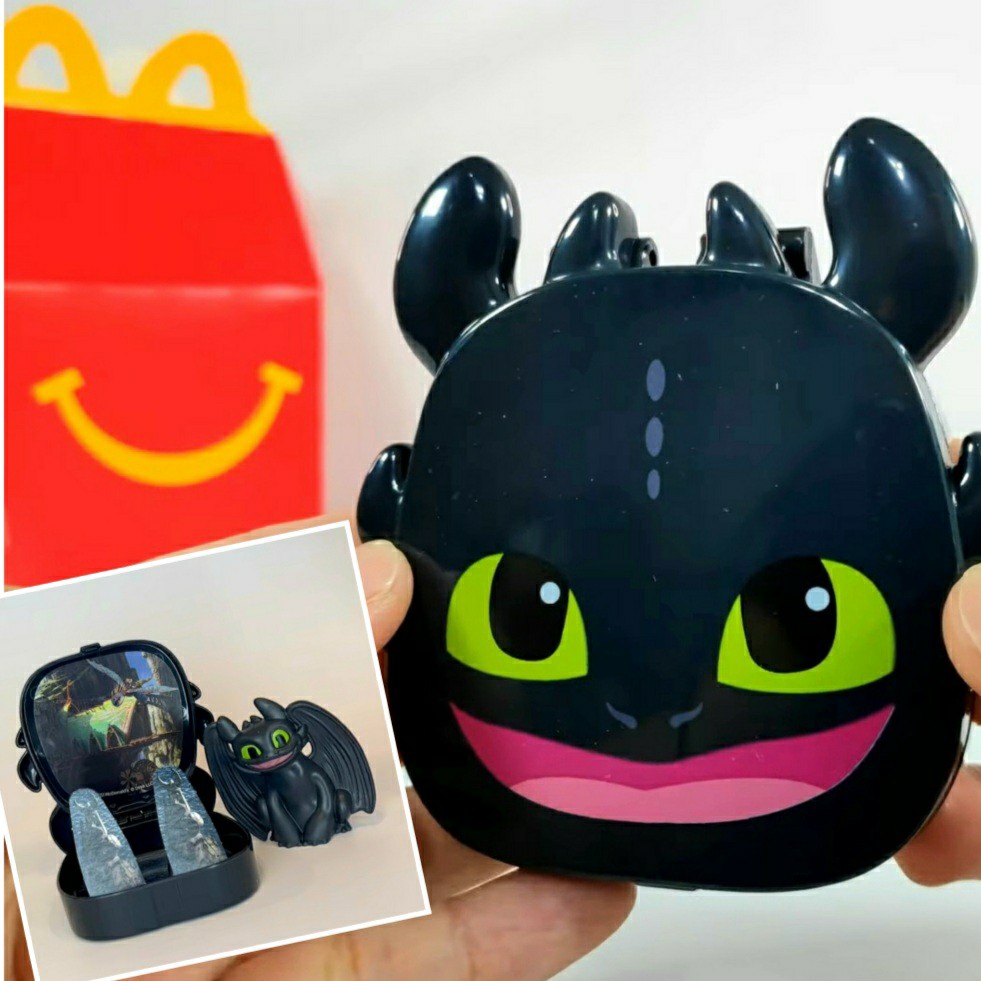 happy Meal 2022 toothless or poppyy dreamworks gift kids toy happy meal ...