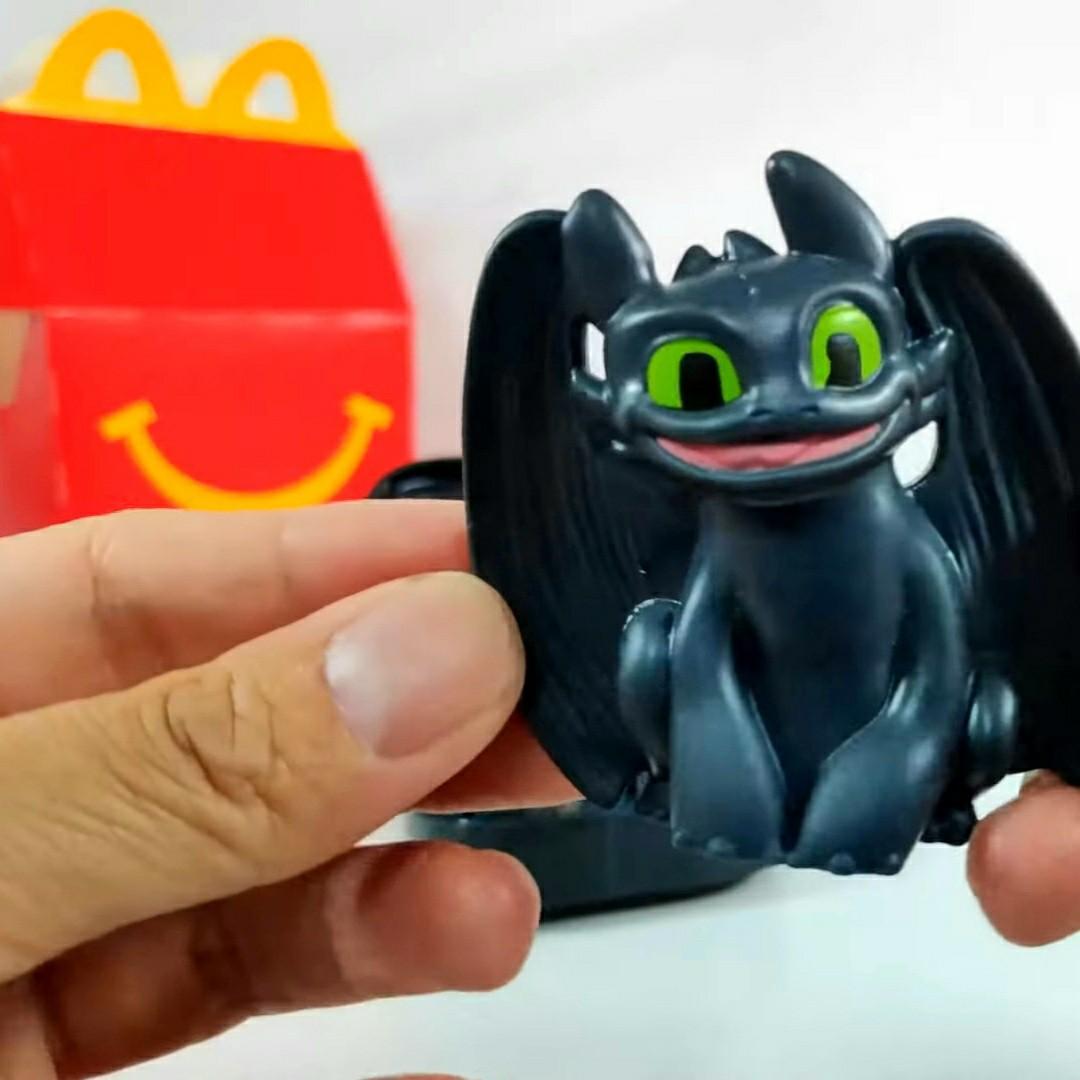 happy Meal 2022 toothless or poppyy dreamworks gift kids toy happy meal ...