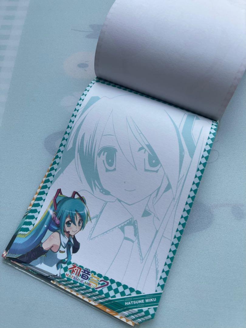 Hatsune Miku Vocaloid Anime Notepad, Hobbies & Toys, Memorabilia ...