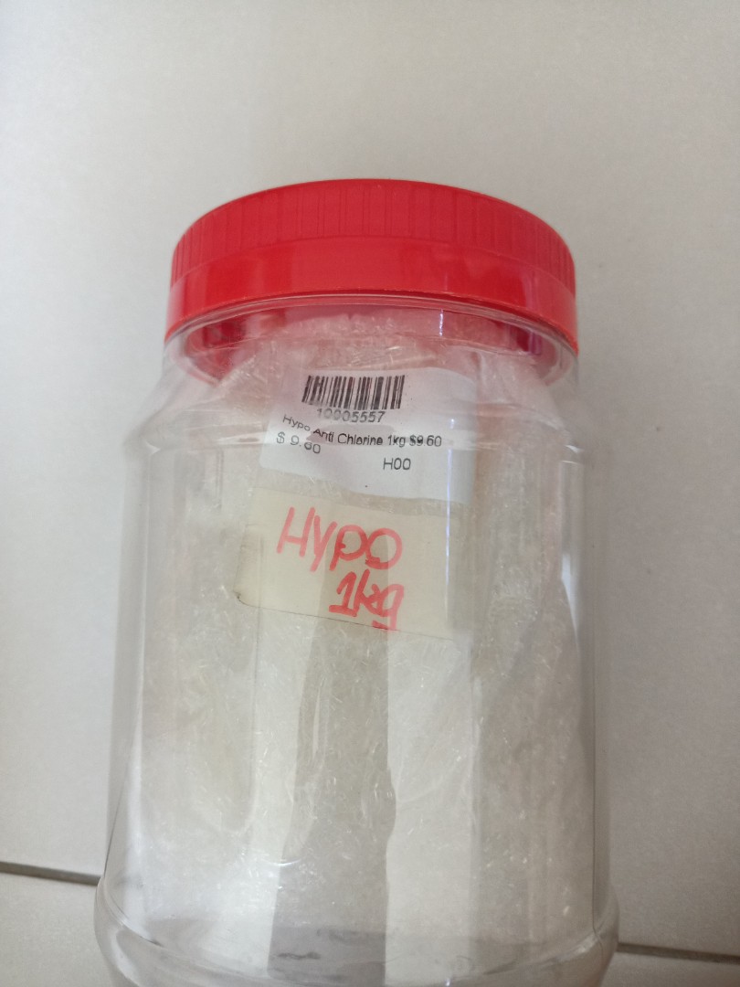 Hypo anti chlorine, Pet Supplies, Homes & Other Pet Accessories on ...