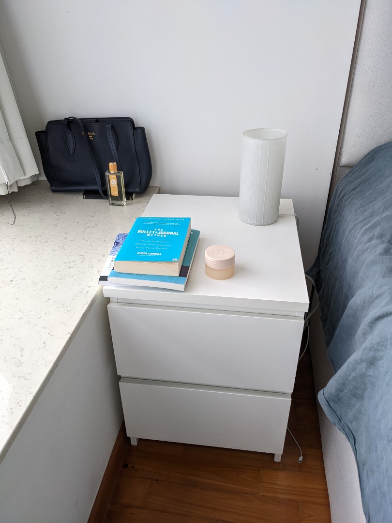 Ikea Malm side tables, Furniture & Home Living, Furniture, Other Home ...