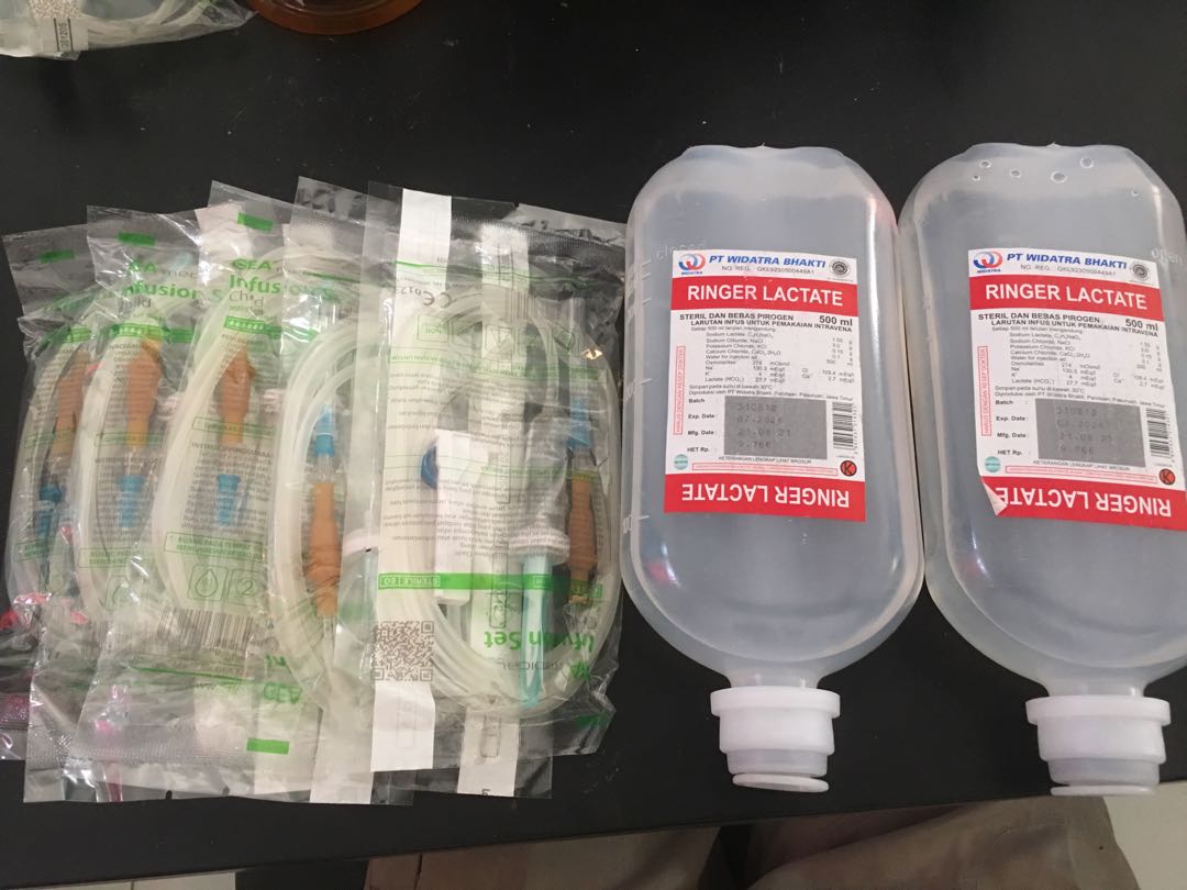 Infusion set & Ringer lactate, Serba Serbi, Others di Carousell
