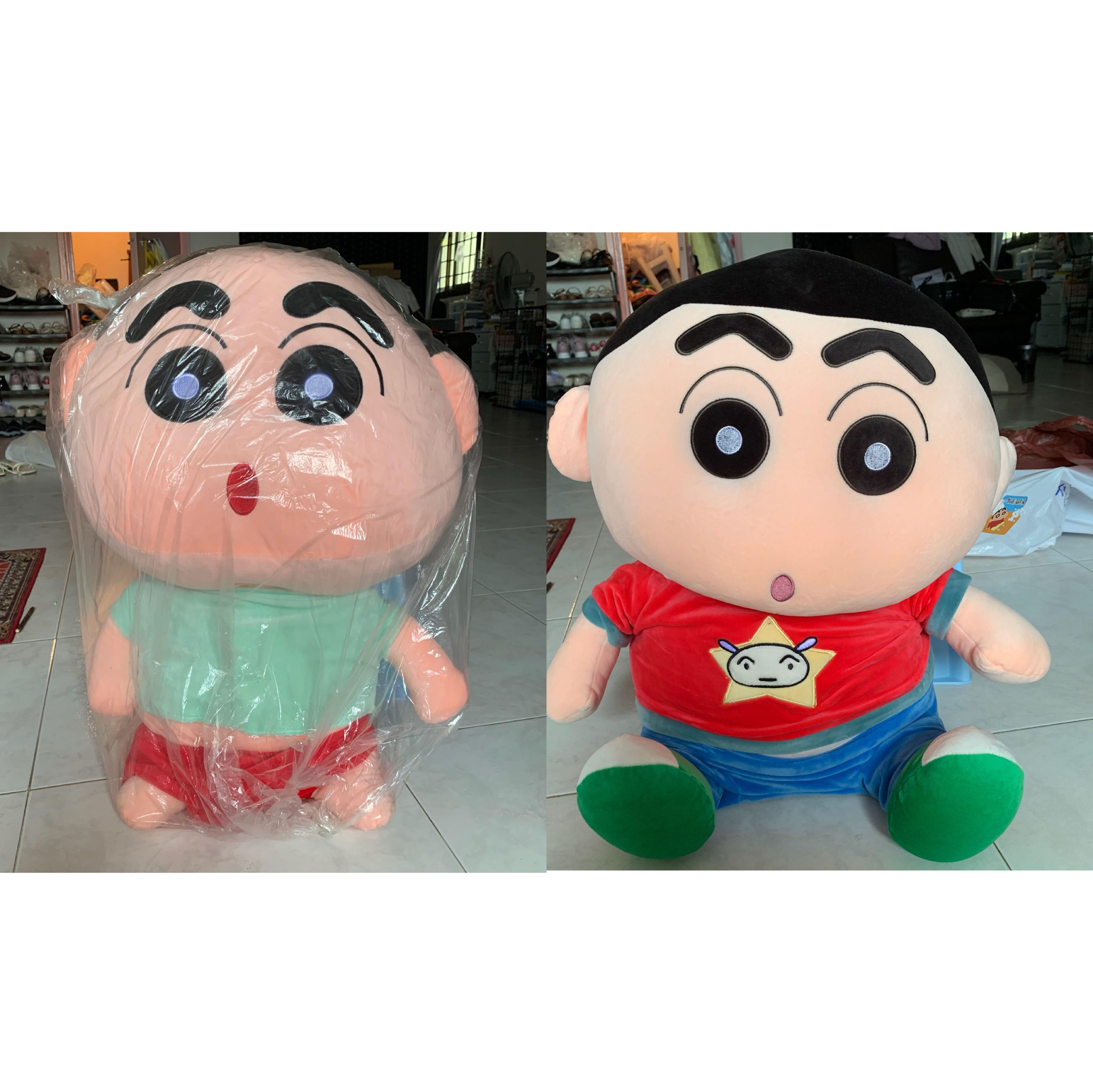 Jumbo XL Crayon Shin Chan Extra Large Soft Toy Plush, Hobbies & Toys ...
