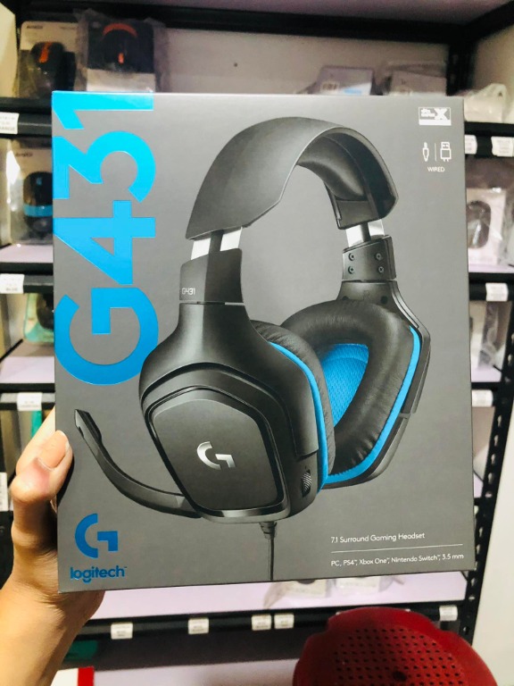 Logitech G431 7.1 Surround Sound Gaming Headset, Audio, Headphones ...