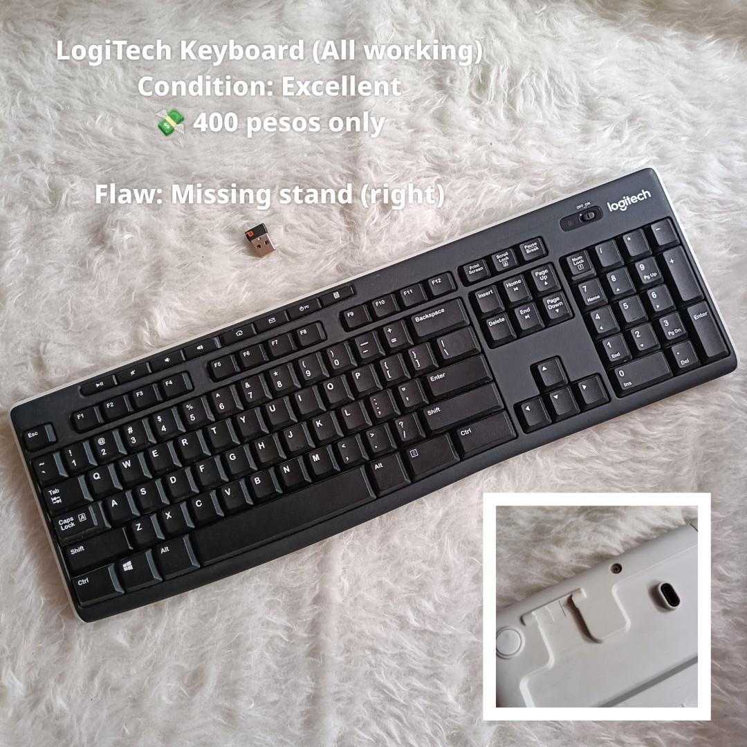 Logitech Keyboard Black Computers Tech Parts Accessories Computer Keyboard On Carousell
