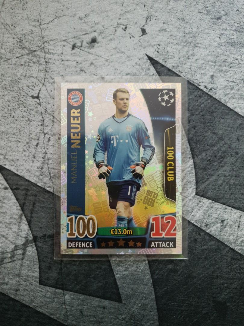 Manuel Neuer Match Attax 100 Club, Hobbies & Toys, Toys & Games on ...