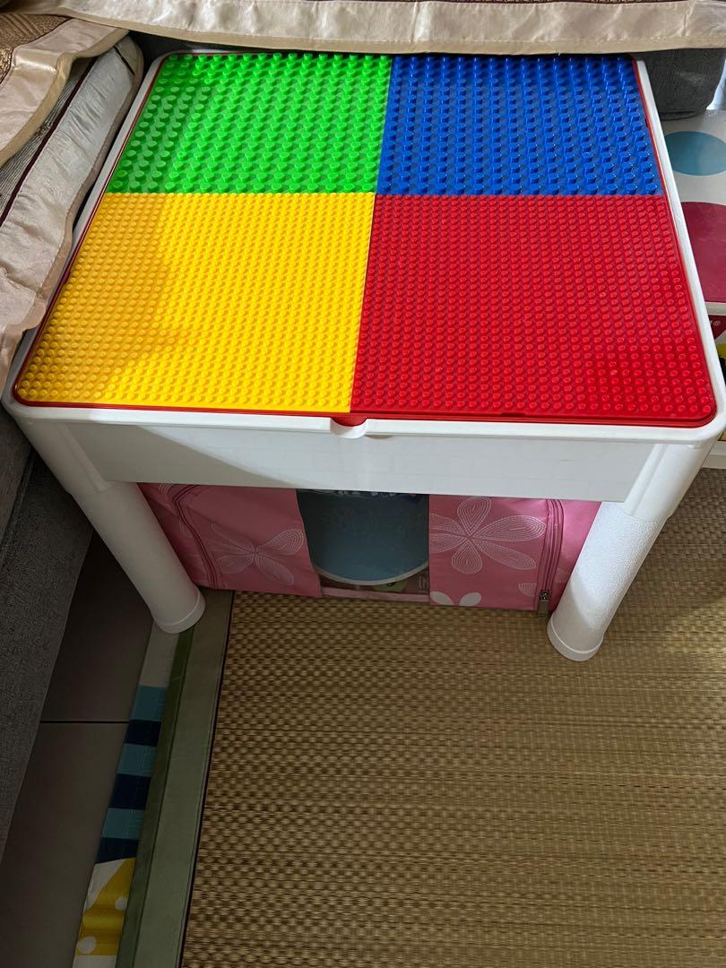 Mega Bloks and toy table container, Babies & Kids, Infant Playtime on ...