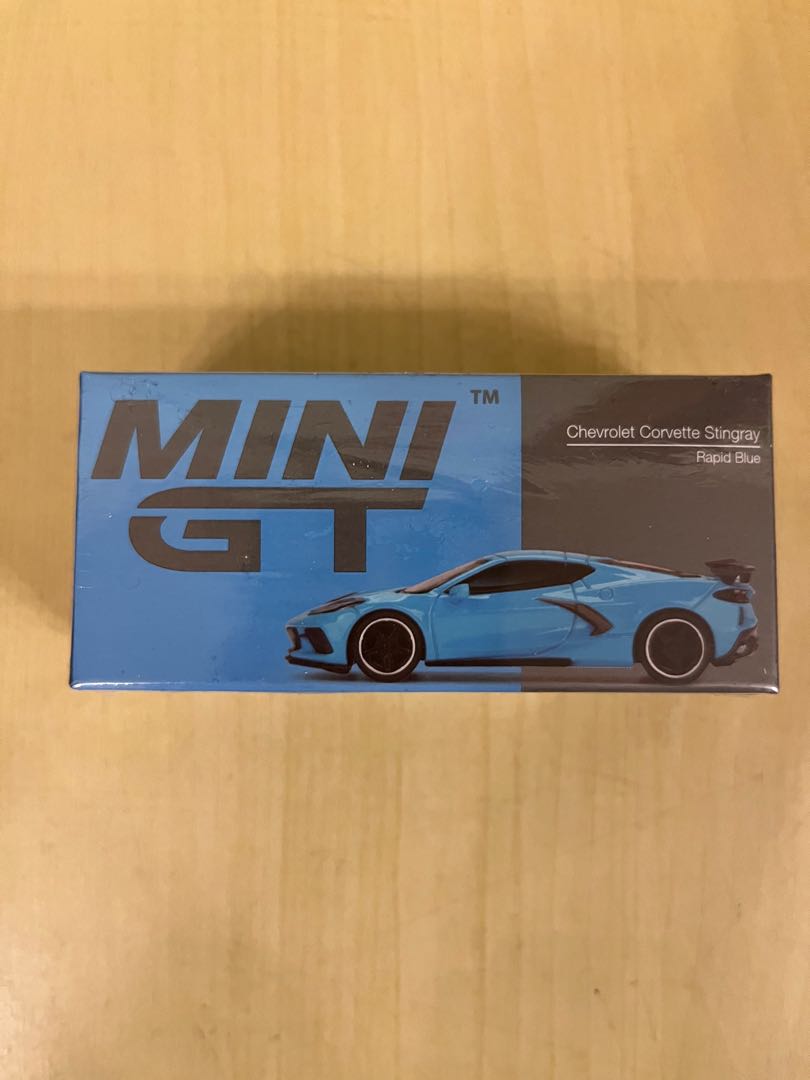 MINI GT No.251 Chevrolet Stingray Rapid Blue, 興趣及遊戲, 玩具 & 遊戲類 - Carousell
